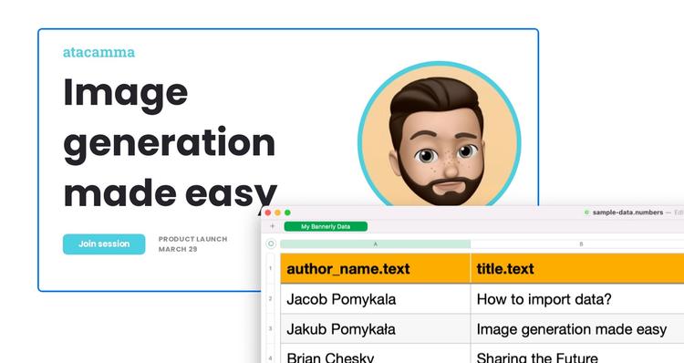 How to create many images from a spreadsheet? | RenderForm