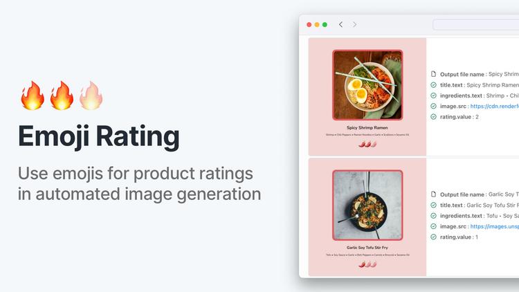 Introducing: Emoji Rating | RenderForm