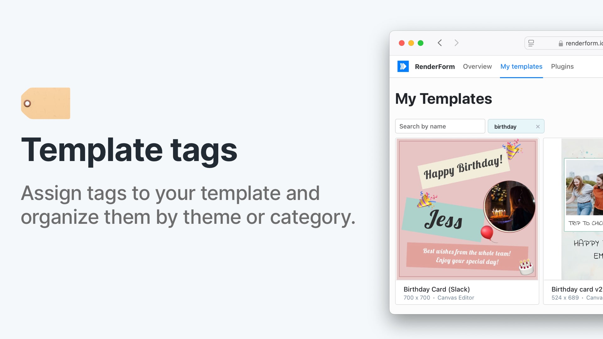Introducing: Template Tags | RenderForm Introducing: Template Tags | RenderForm